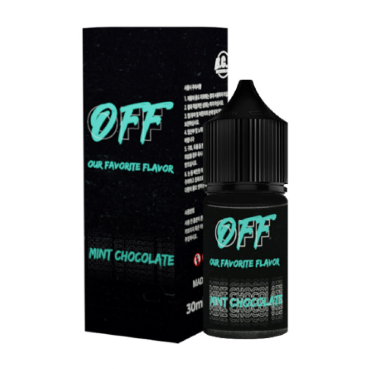 OFF - MINT CHOCOLATE - 닥터베이프 - PlagueLiquid / 역병쥬스 - 전자담배 액상 리뷰 사이트
