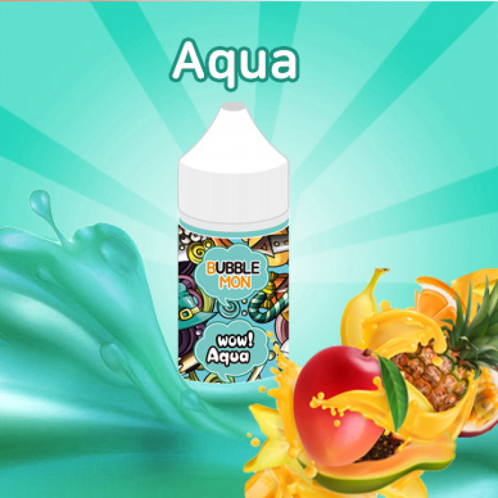 Aqua - BubbleMon - PlagueLiquid / 역병쥬스 - 전자담배 액상 리뷰 사이트